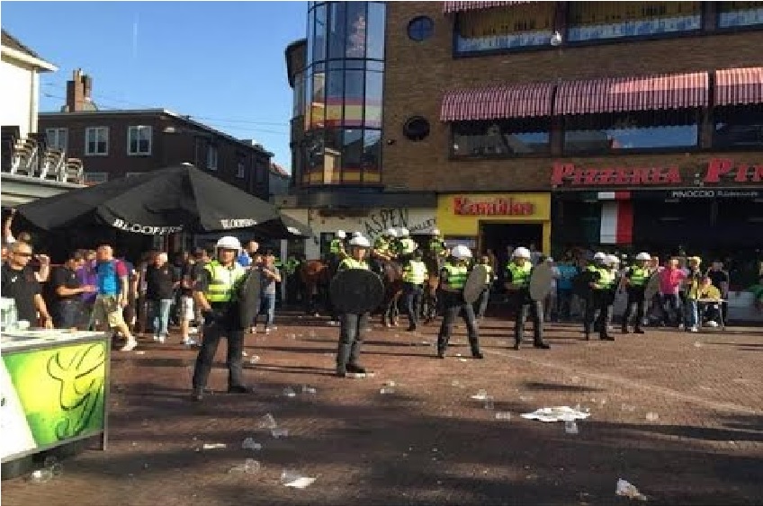 Video: Violent Clashes Before Vitesse & Southampton Game | The Firms